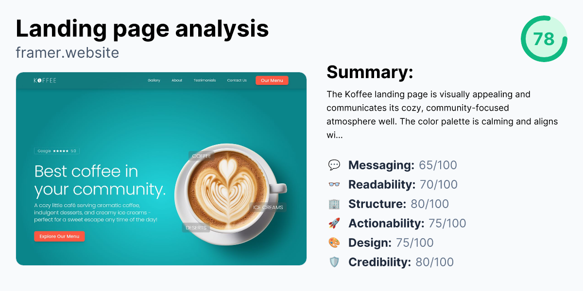 Framer.website - Landing Page Analysis